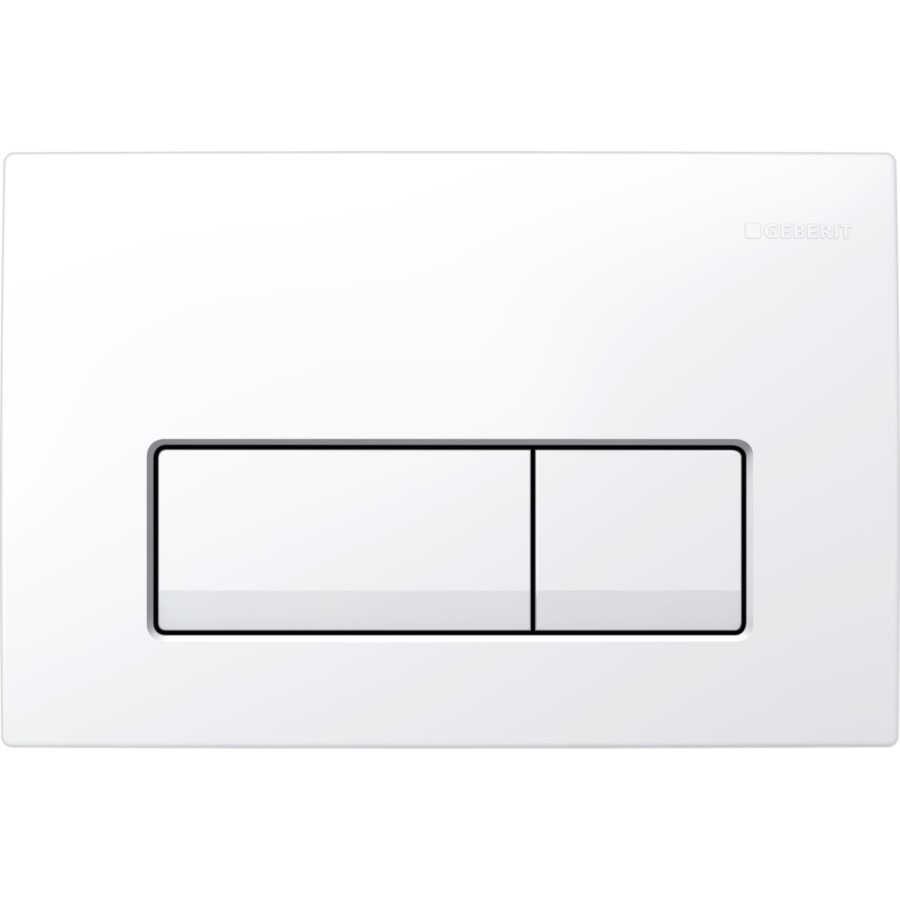 Geberit Delta50 Flush Plate - Alpine White - Better Bathrooms
