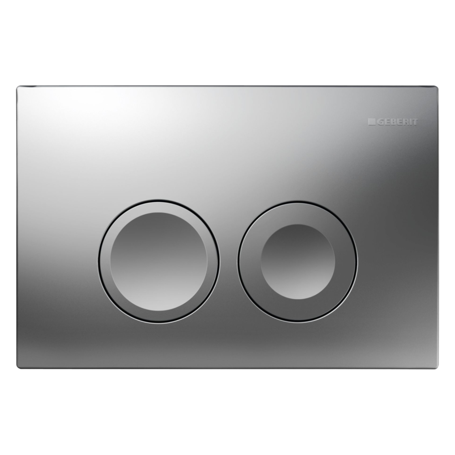 Geberit Delta25 Flush Plate - Matt Chrome - Better Bathrooms