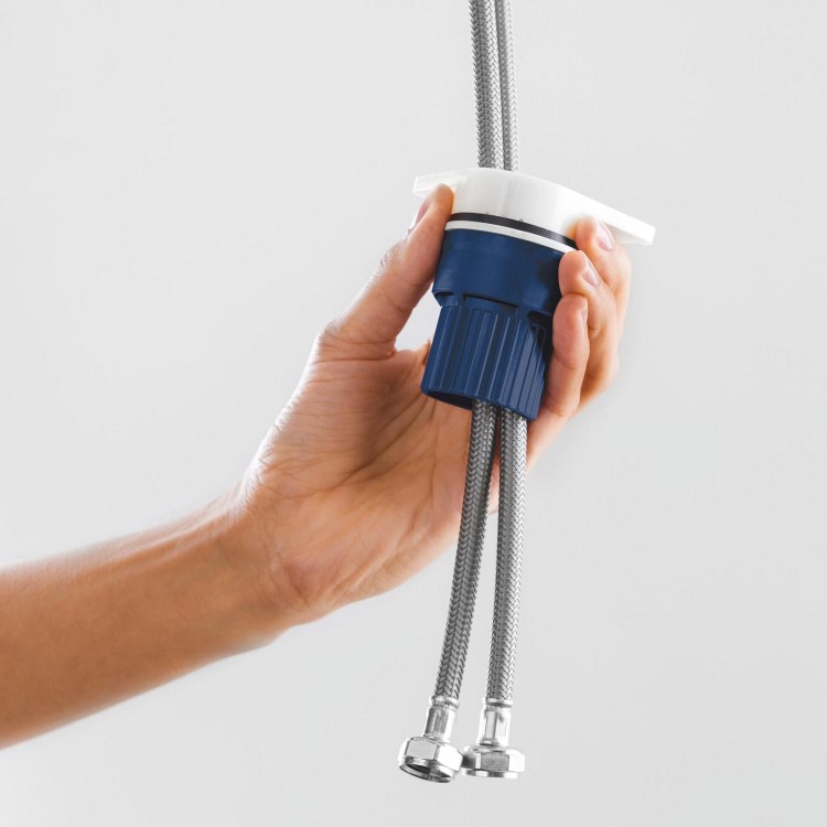 Grohe Start Quick Fix Single Lever Monobloc Pull Out Kitchen Tap ...