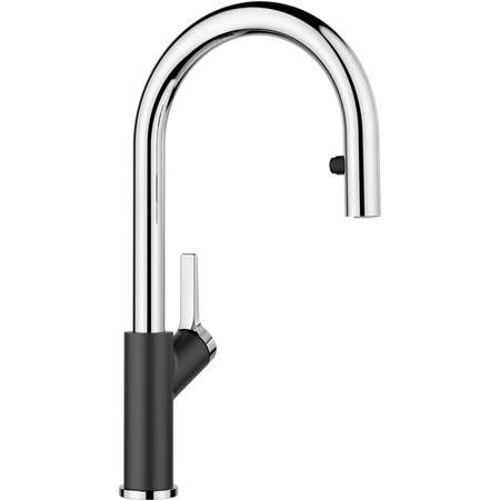 Blanco Carena Single Lever Monobloc Kitchen Mixer Tap - Black - Better ...