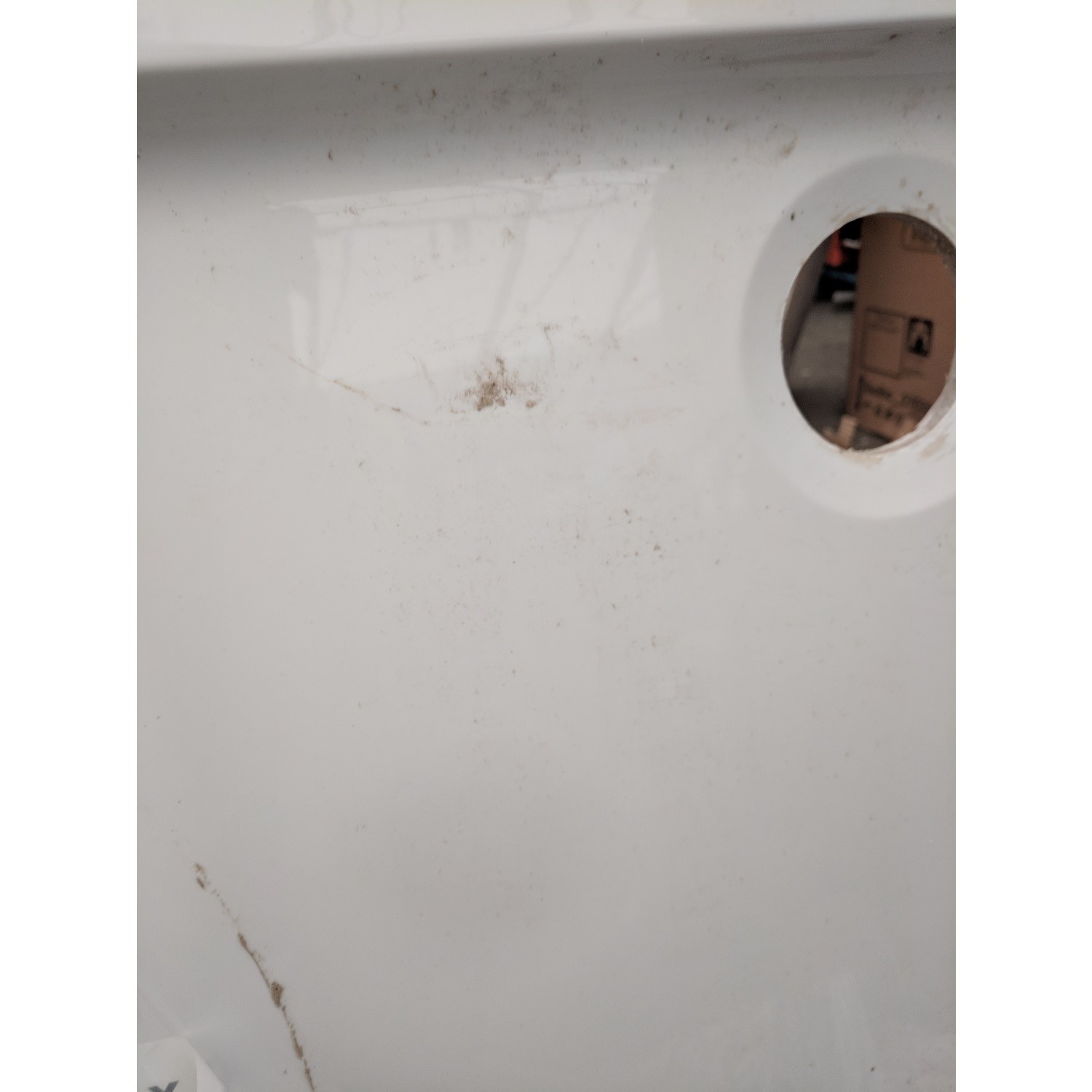 GRADE A2 - 900x900 Square Stone Resin Shower Tray- Pearl - Better Bathrooms