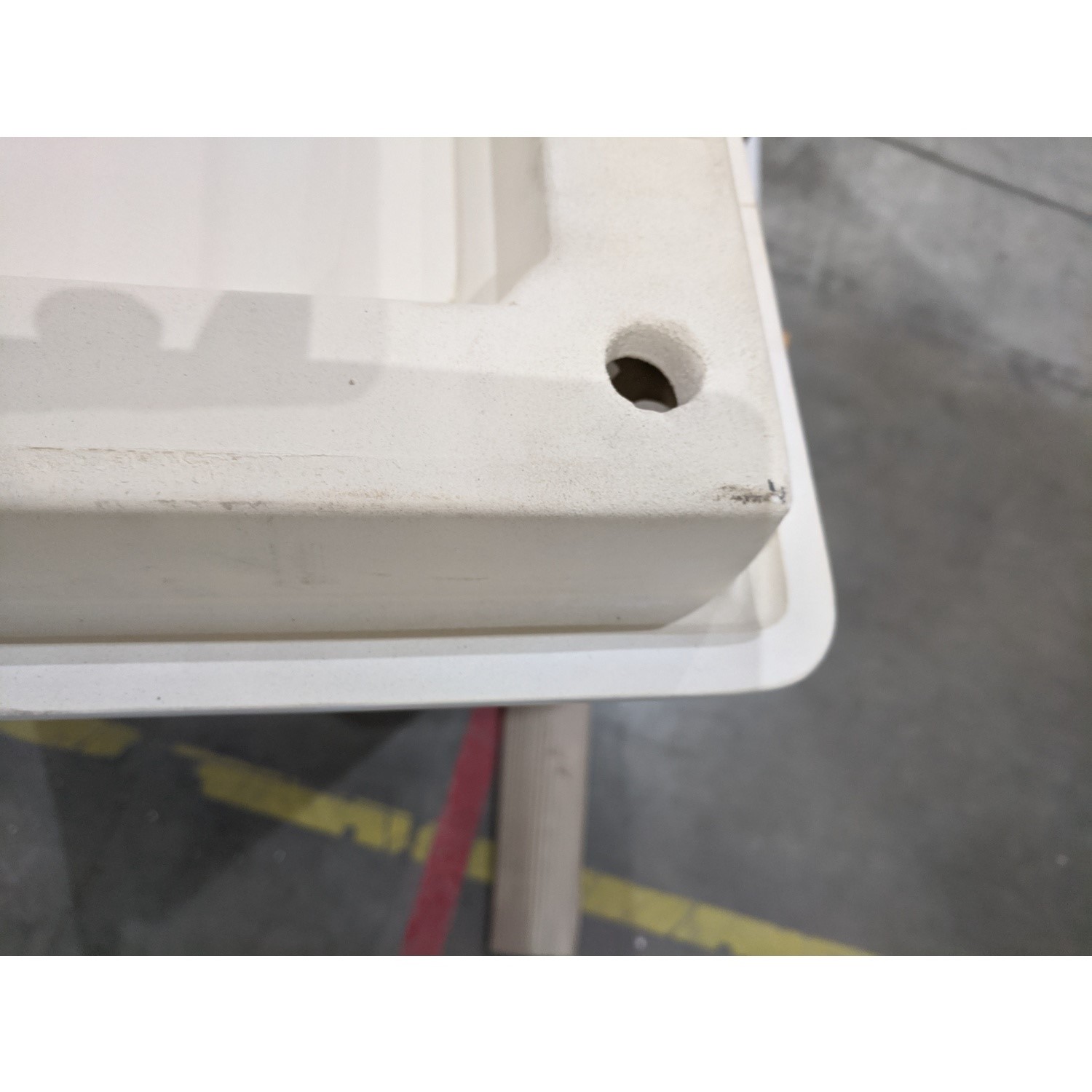 GRADE A2 - Alexandra 1.5 Bowl Inset White Ceramic Kitchen Sink with ...