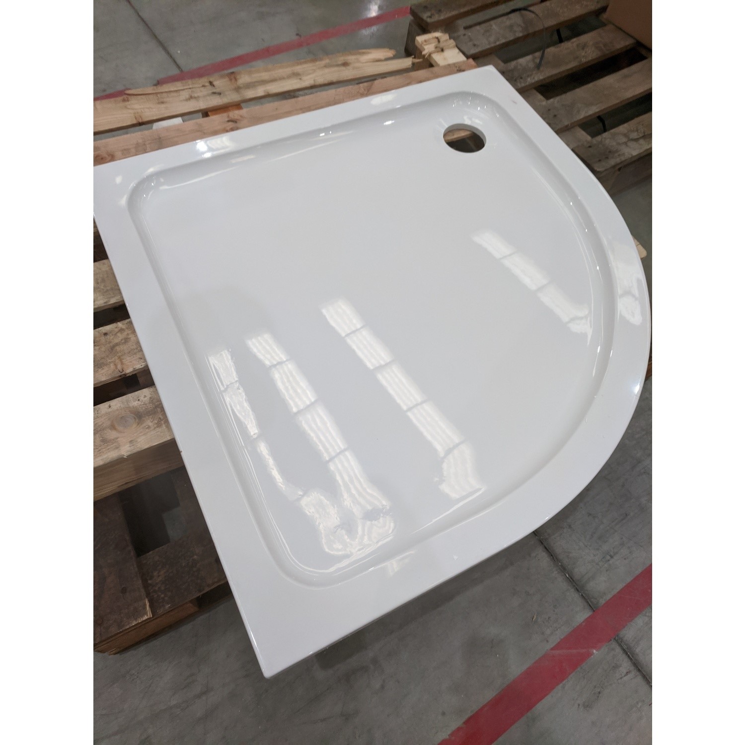 GRADE A2 - 900mm Stone Resin Quadrant Shower Tray - Pearl - Better ...