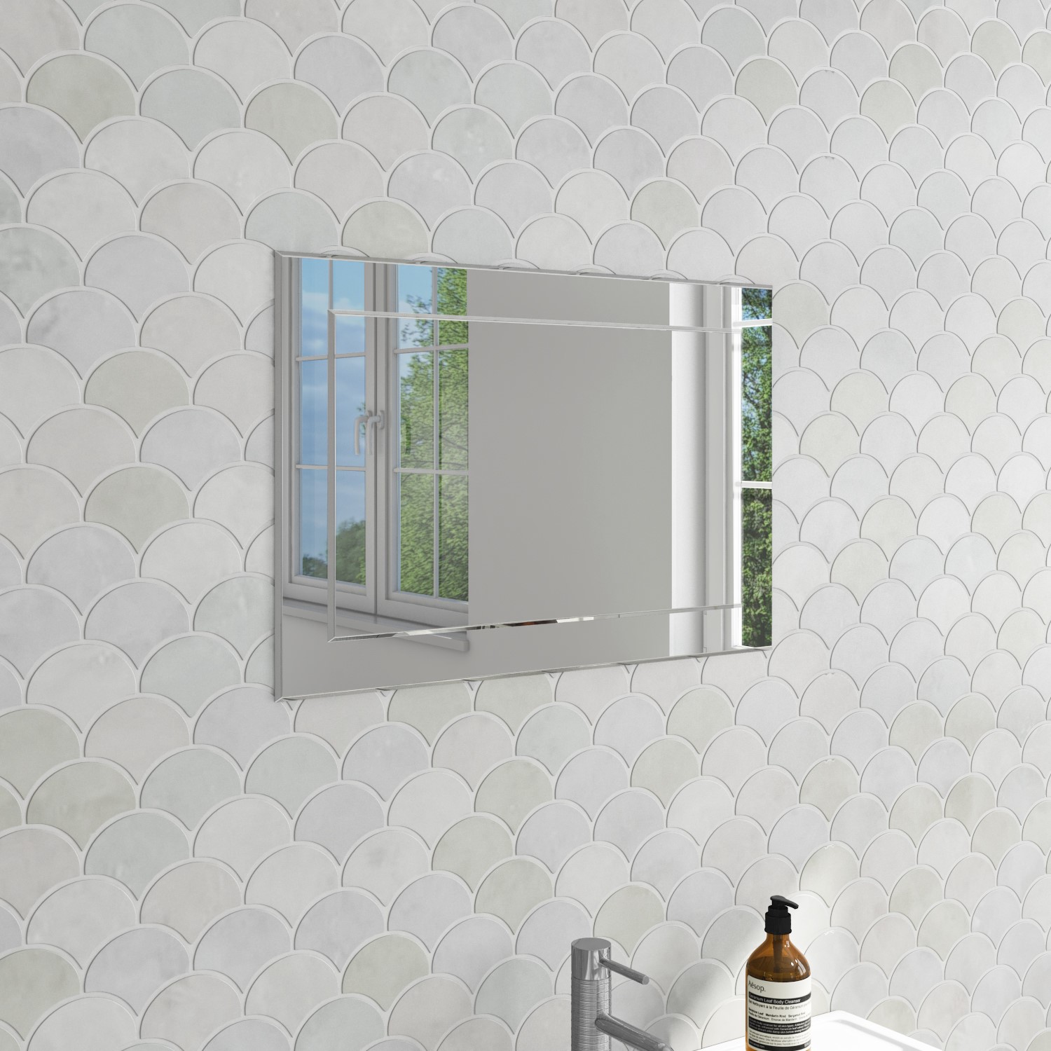 GRADE A1 - Tucana 600 x 400 Mirror - Better Bathrooms