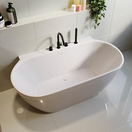 Freestanding Double Ended Back to Wall Bath 1500 x 770mm - Alto ...