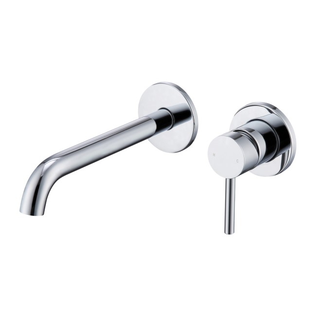 Chrome Wall Mounted Bath Tap - Arissa - Better Bathrooms