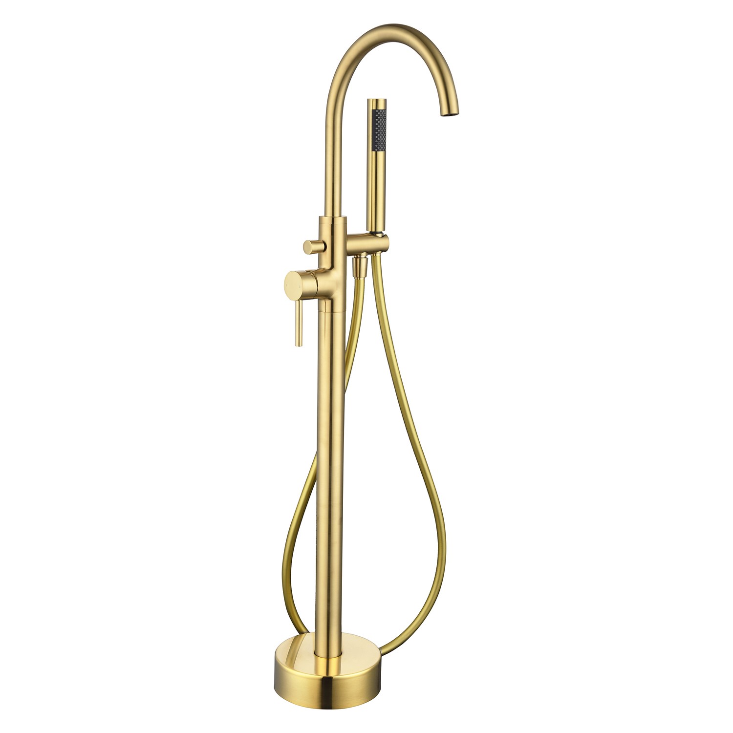 Brushed Brass Freestanding Bath Shower Mixer Tap Arissa Better