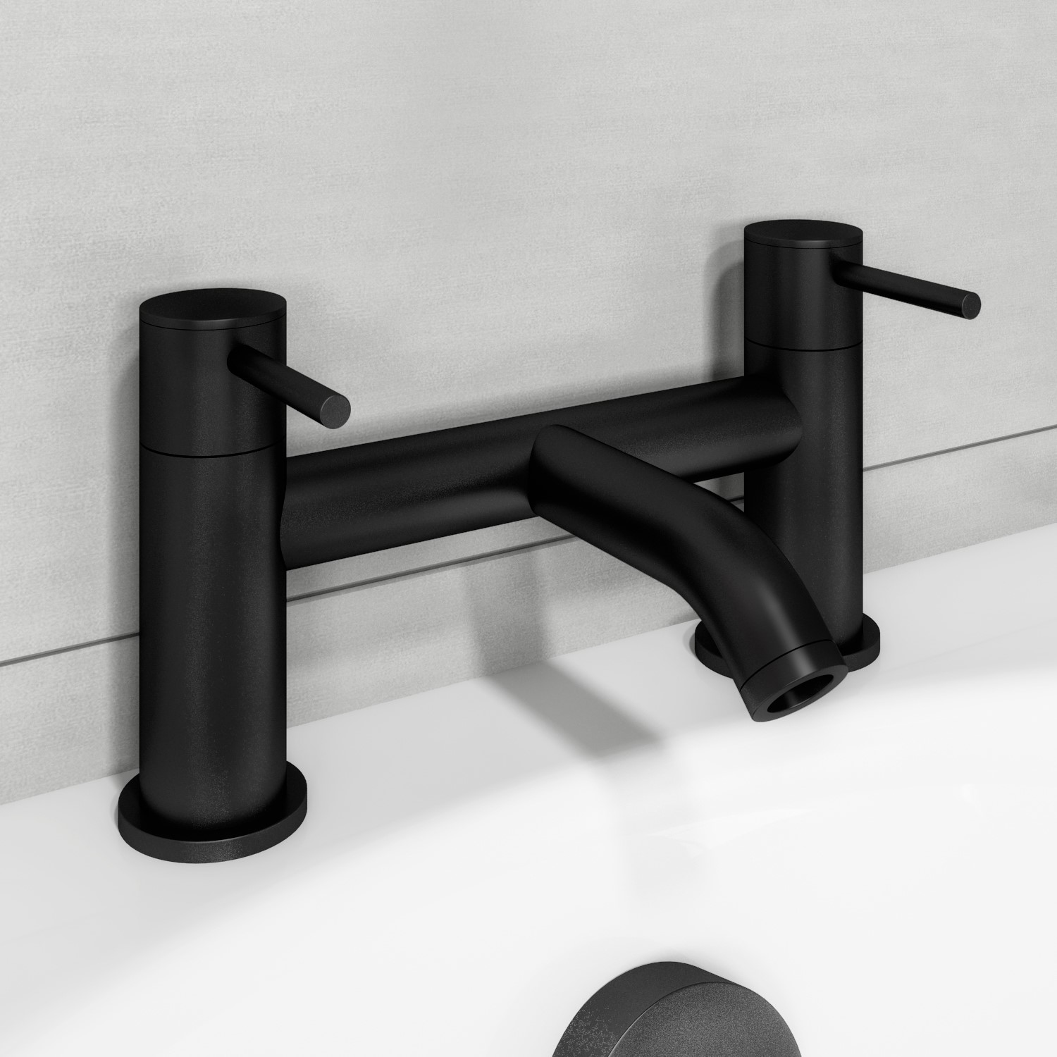 Black Bath Mixer Tap - Arissa - Better Bathrooms