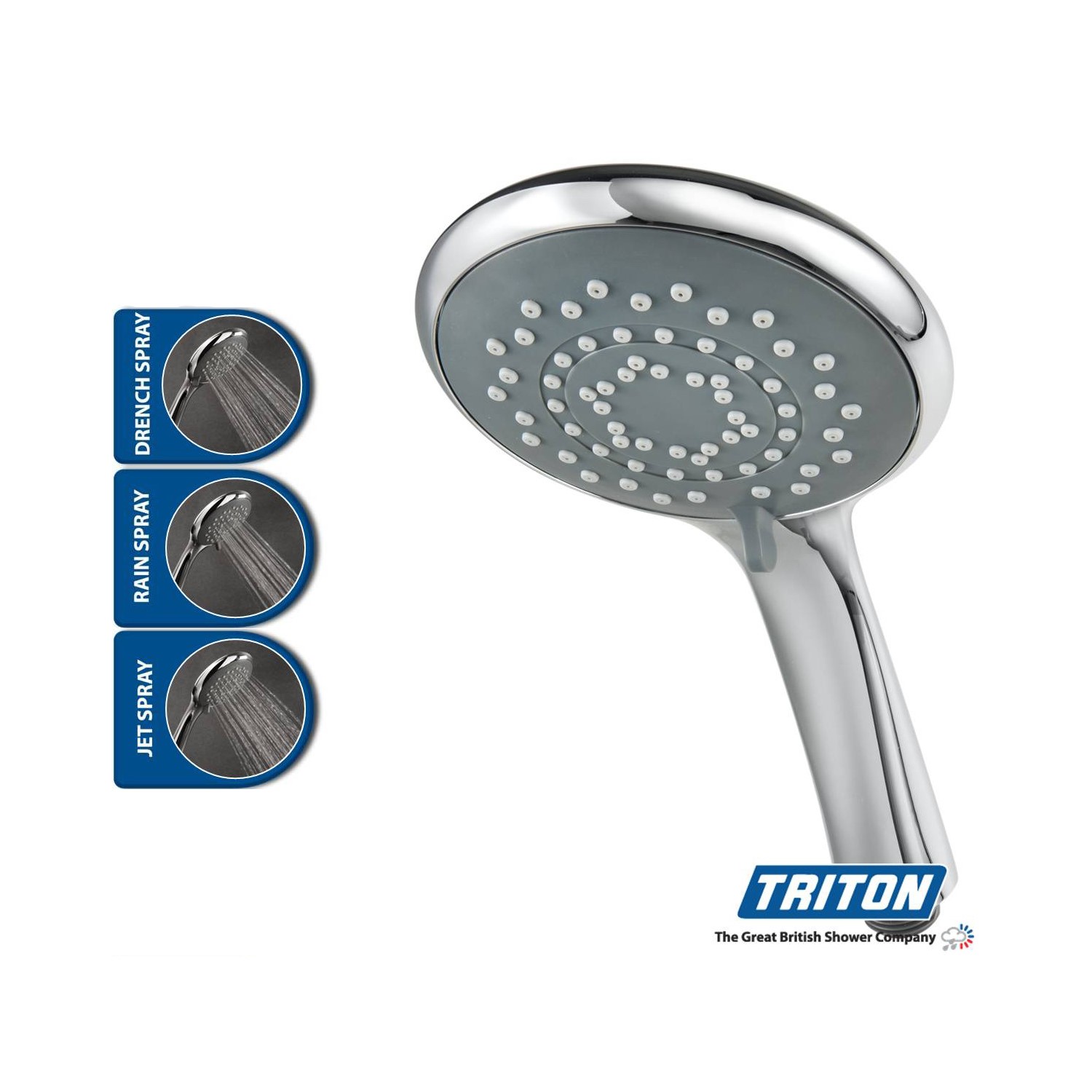 Triton Aspirante 8 5kw Gloss Black Electric Shower Better Bathrooms