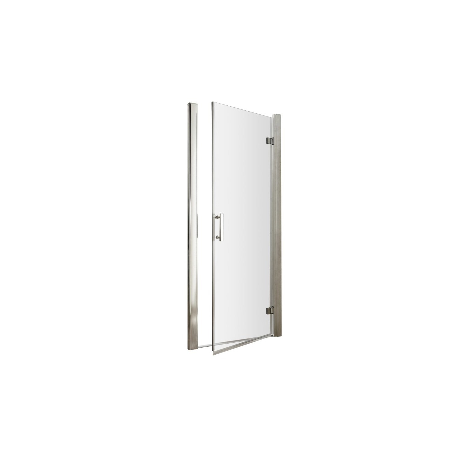 900mm Square Hinged Shower Enclosure With Tray Fiji Better Bathrooms