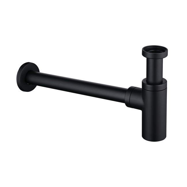 Black Round Basin Bottle Trap - Arissa - Better Bathrooms