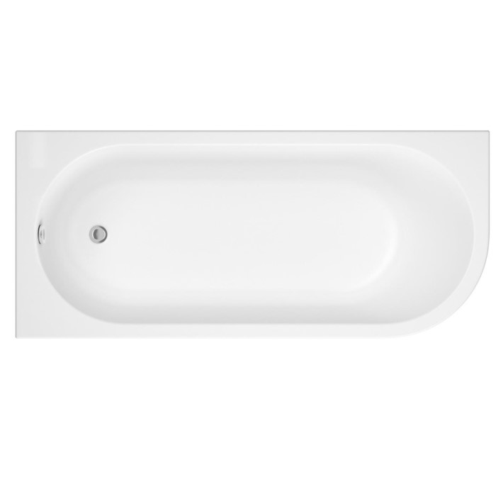 Portland 1700 x 750 J Shaped Left Hand Bath with Front Panel - Better ...