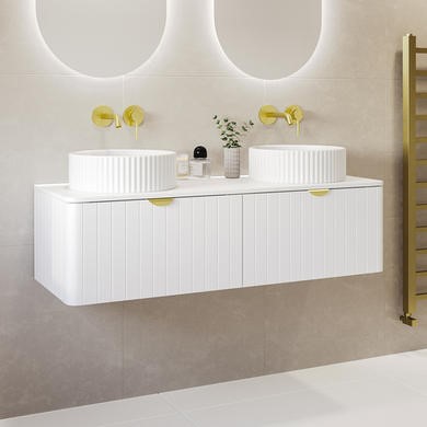 Wall Hung Double Vanity Units - Better Bathrooms