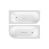 Jersey J Shaped Right Hand Bath with Bath Panel - 1700mm x 750mm ...