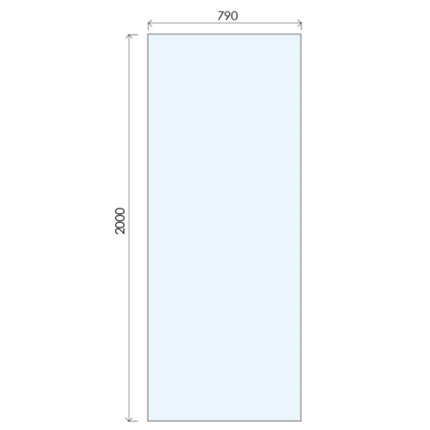 1400x800mm Bronze Walk In Shower Enclosure - Better Bathrooms