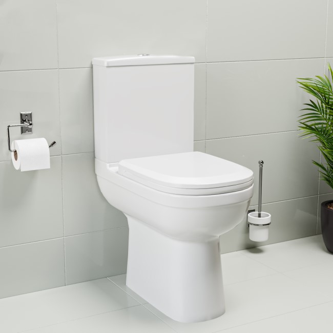 GRADE A1 - Addison Comfort CC Pan / Cistern / Seat & Cover Complete one ...