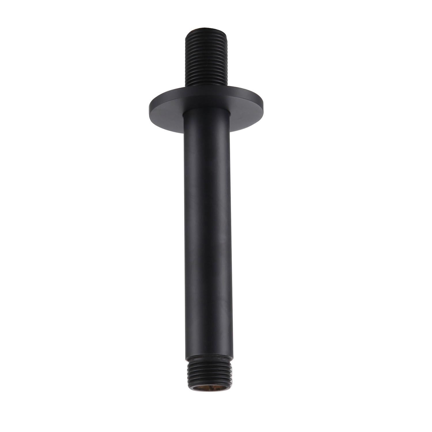 Black Concealed Shower Mixer with Dual Control & Round Ceiling Mounted ...