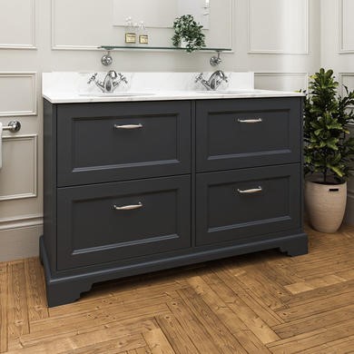 Freestanding Double Vanity Units - Better Bathrooms