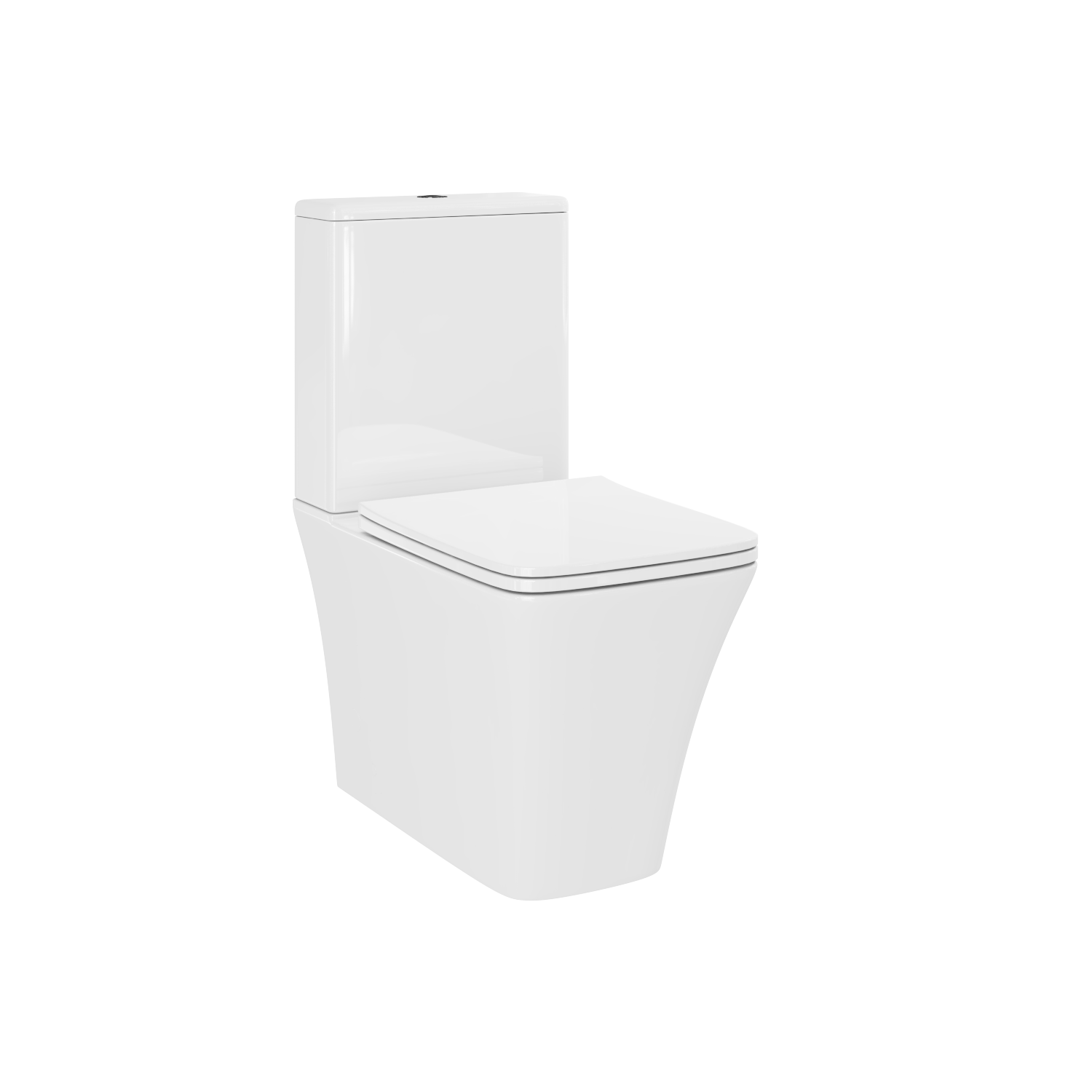 Close Coupled Rimless Toilet with Soft Close Seat - Boston - Better ...
