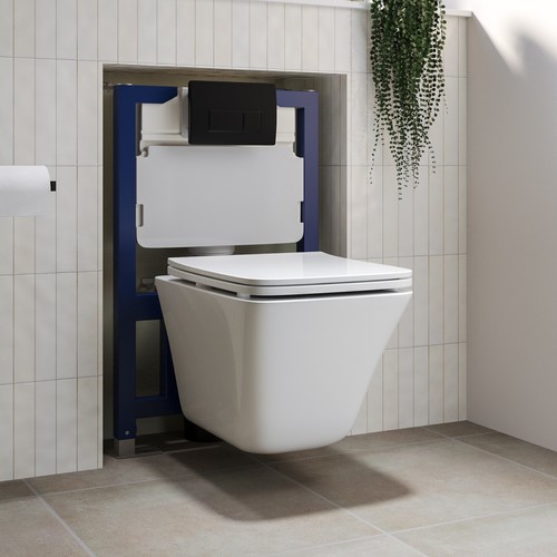 Wall Hung Toilets with Frame - Better Bathrooms