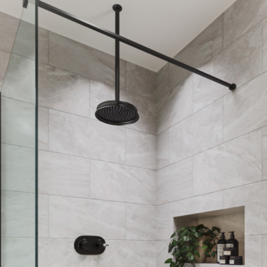 Ceiling Mounted Mixer Showers - Better Bathrooms