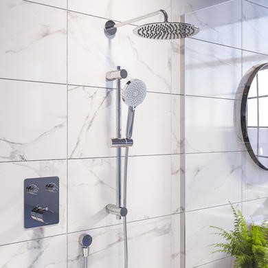 Chrome Mixer Showers | Chrome Thermostatic Showers - Better Bathrooms