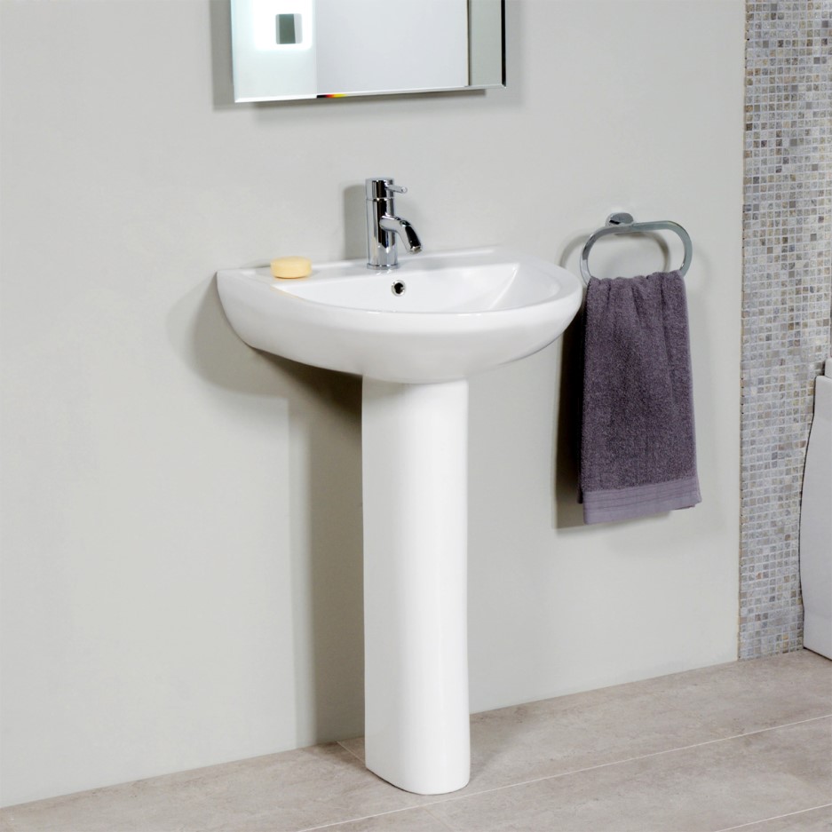Micro Basin and Pedestal - Better Bathrooms