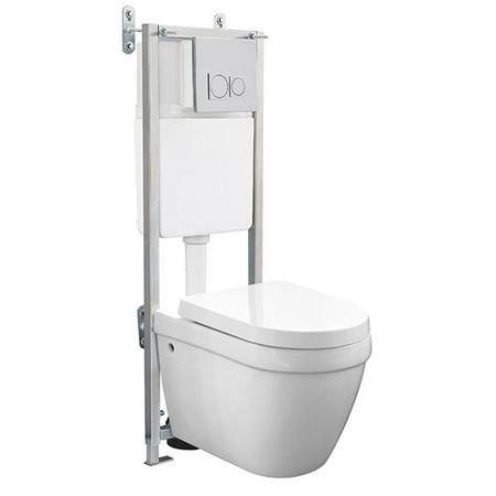 Wall Hung frame with Aurora toilet - Better Bathrooms