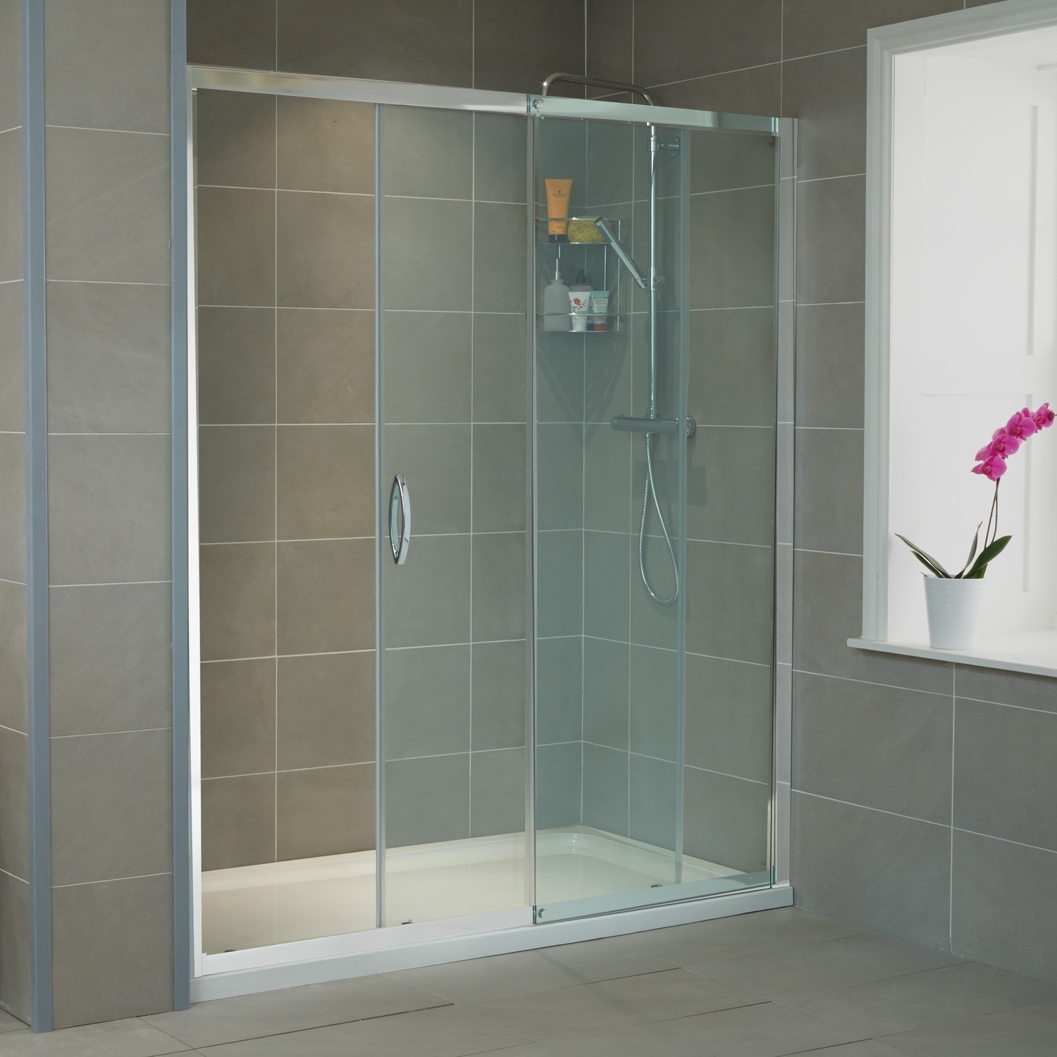 Aquafloe Iris 8mm 1500 x 900 Sliding Door Shower Enclosure - Better ...