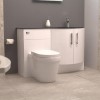 Bow Front Right Hand Combination Unit with Aurora Toilet - Vigo ...