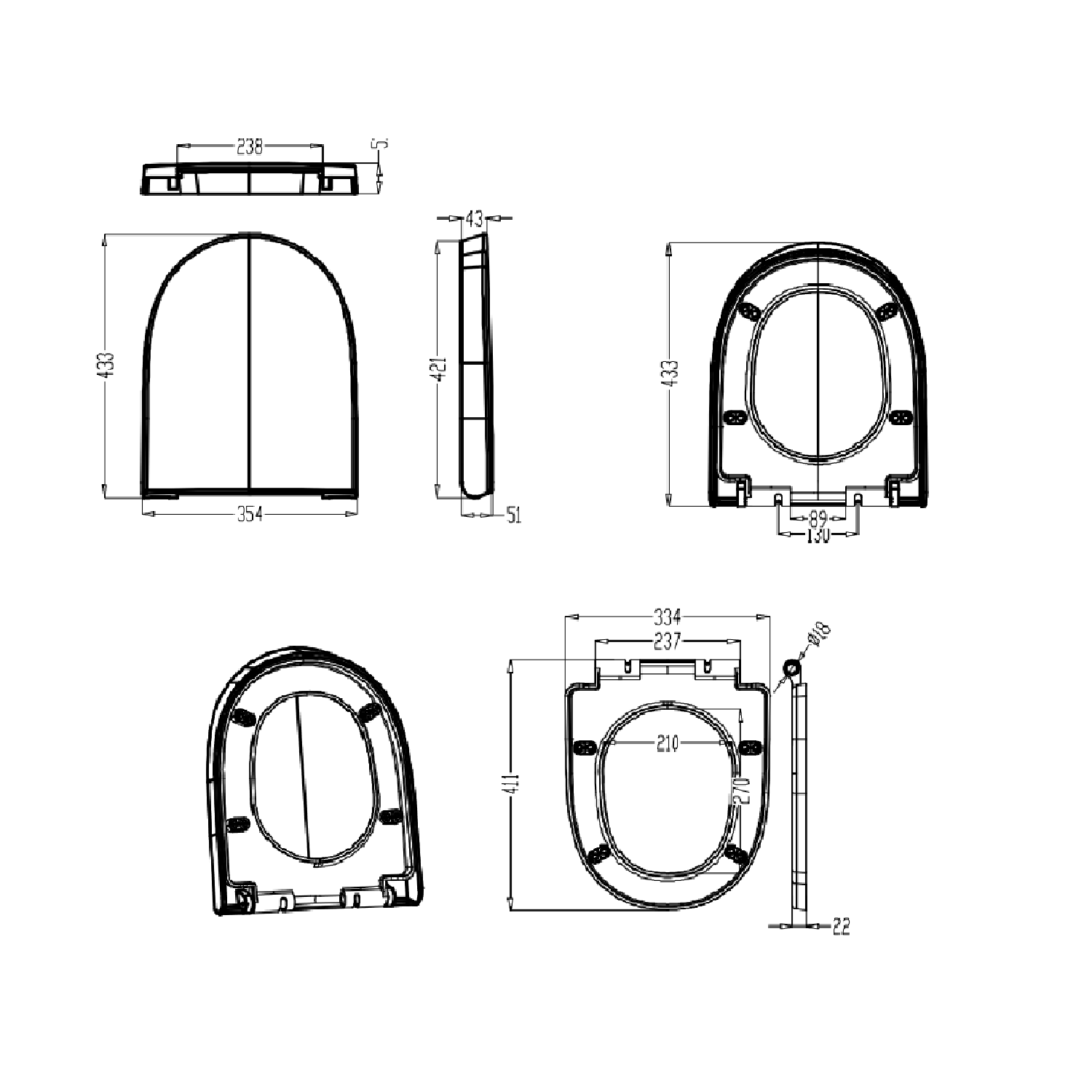 Close Coupled Toilet with Soft Close Seat - Laurel - Better Bathrooms