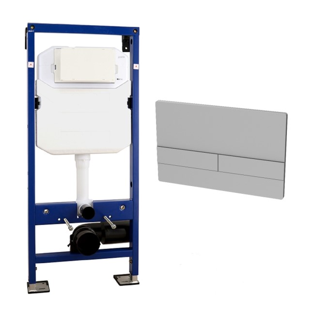Concealed Dual Flush Cstern 1180mm Wall Mounted WC Frame with Dual ...