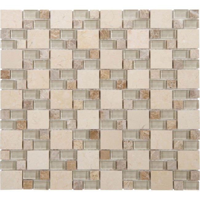 Matrix Light Beige Wall Mosaic - Better Bathrooms