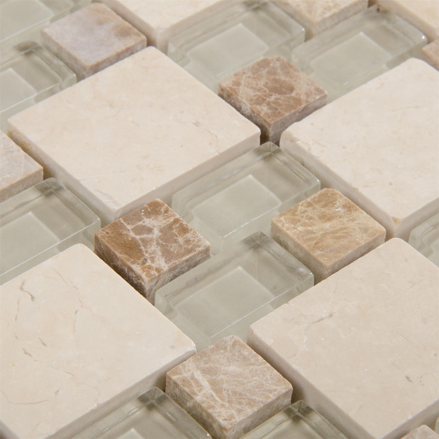 Matrix Light Beige Wall Mosaic - Better Bathrooms