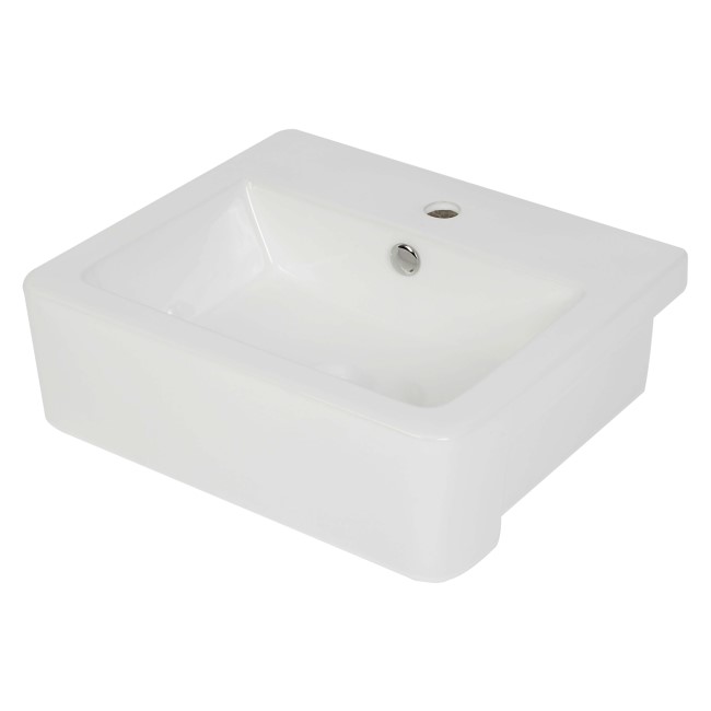 Cuba Semi Recessed Vanity Basin - Better Bathrooms