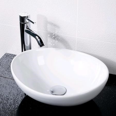 Shell Counter Top Basin - Better Bathrooms