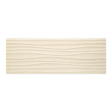 Magic Beige Wave DÃ©cor Wall Tile - Better Bathrooms