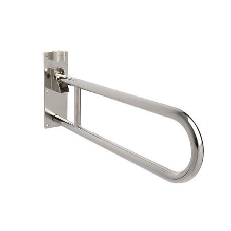 Stainless Steel Foldaway Grab Rail 850mm - Better Bathrooms