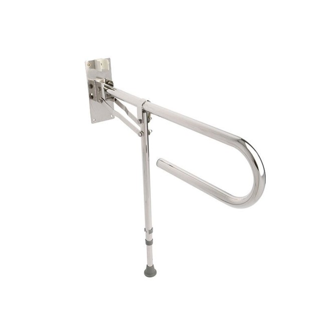 Stainless Steel Foldaway Grab Rail with Drop Down Leg 850mm - Better ...
