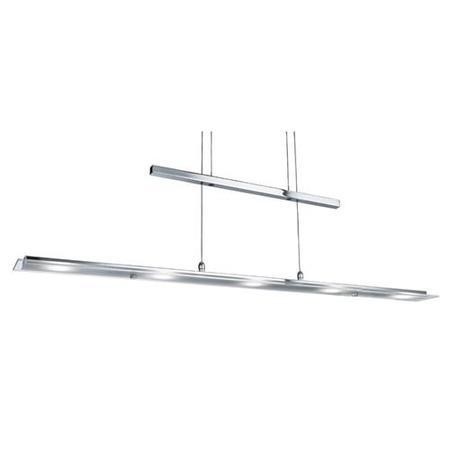 Chrome 5 LED Rectangular Bar Light With Clear & Frosted Glass - Better ...