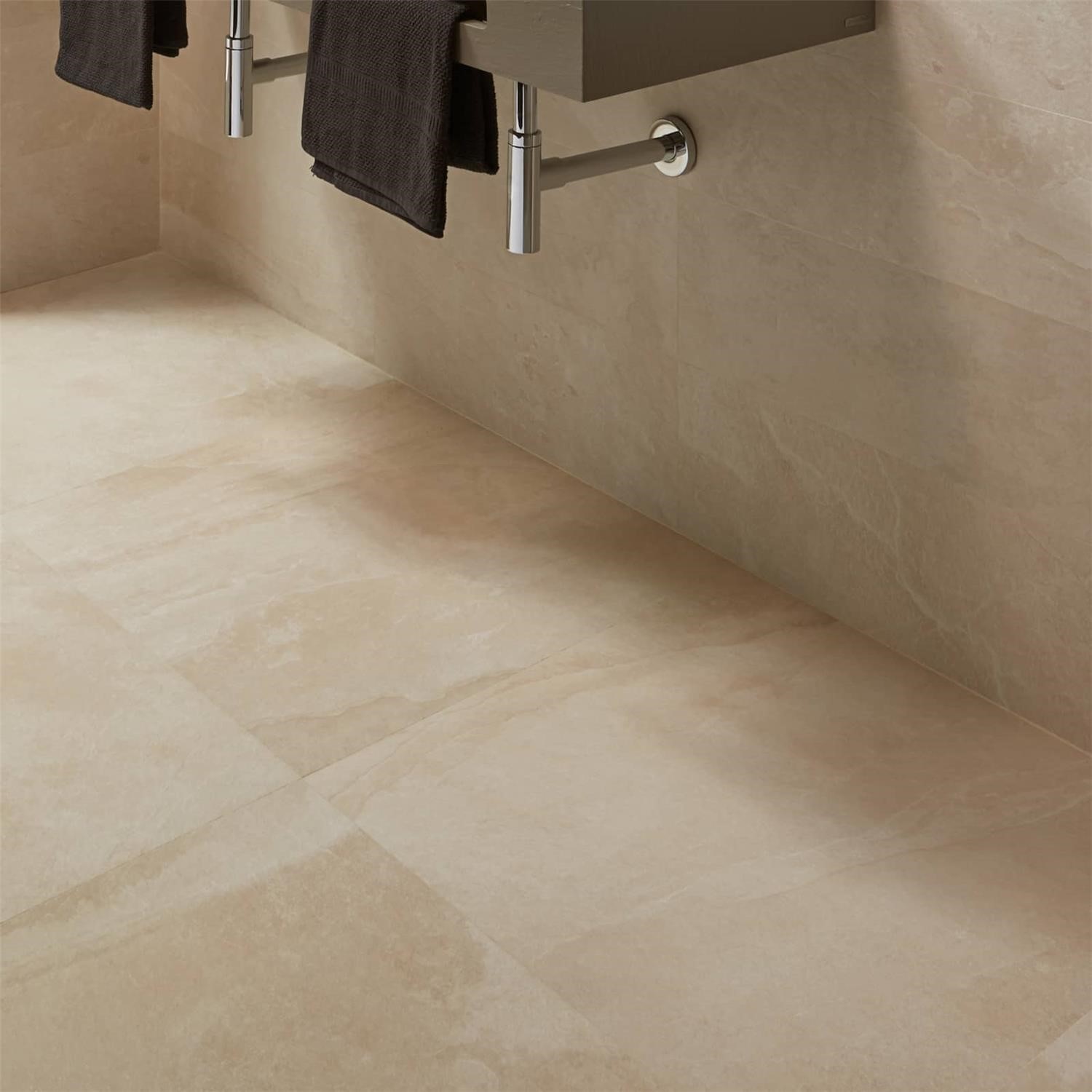 Terranova Crema Wall/Floor Tile - Better Bathrooms