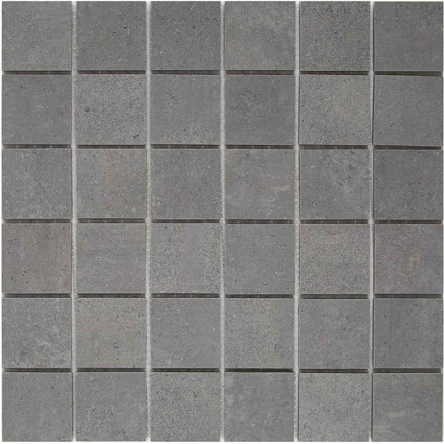 Cementi Dark Grey Porcelain Wall/Floor Mosaic - Better Bathrooms