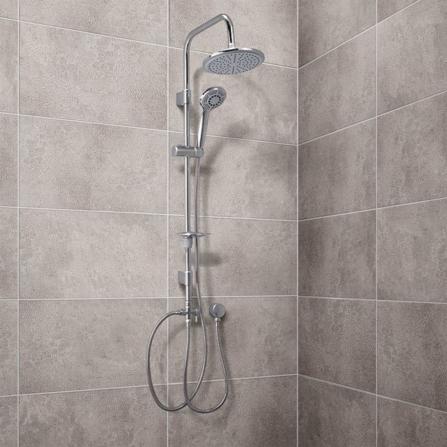 Dualex Multi Function Riser Slide Shower Rail Kit - Better Bathrooms