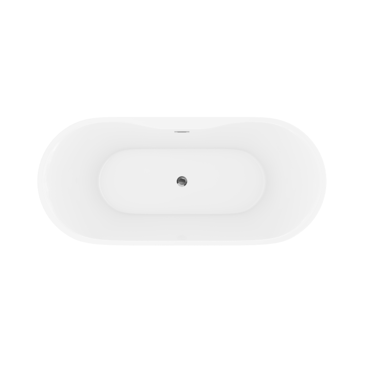 Freestanding Double Ended Bath 1670 x 730mm - Venice - Better Bathrooms