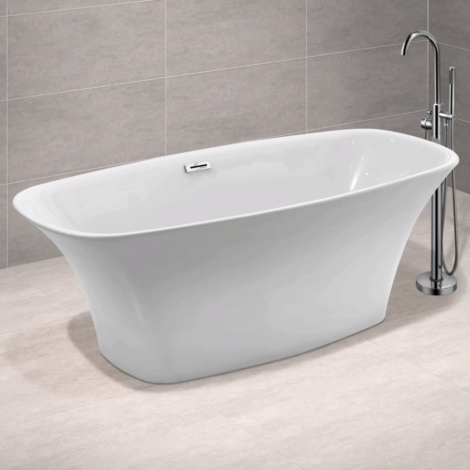 Tapered Freestanding Bath - L1500 x W720mm - Toronto - Better Bathrooms