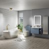 500mm Matt Blue WC Toilet Unit - Sion - Better Bathrooms