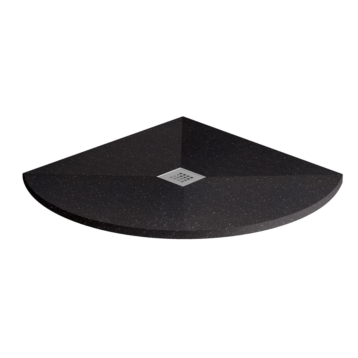 Silhouette Black Sparkle 900 x 900 Quadrant Ultra Low Profile Tray ...