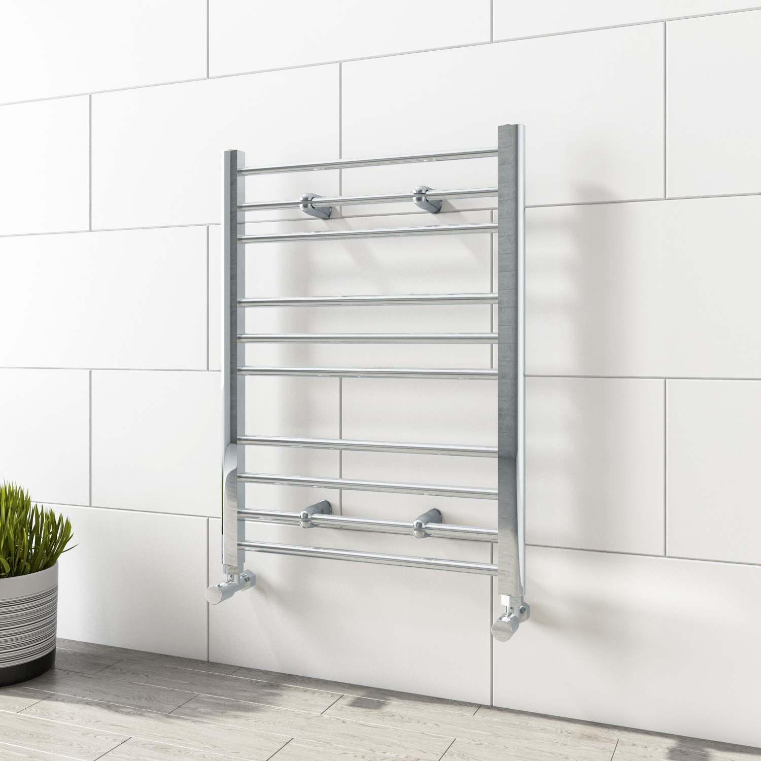 Chrome Towel Radiator 800 x 600mm - Sahara - Better Bathrooms