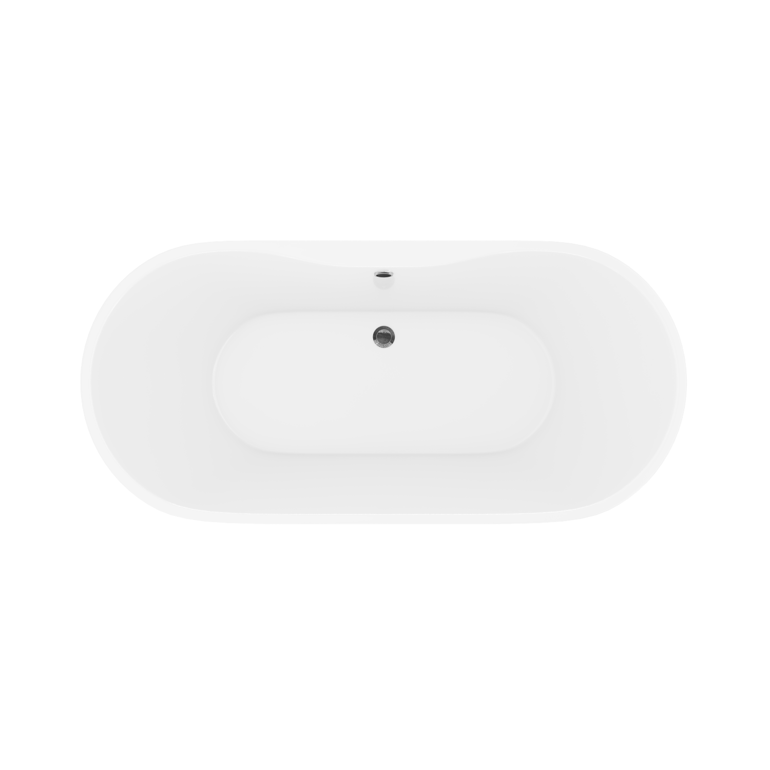GRADE A2 - Lisbon Freestanding Bath Double Ended - 1795 x 750mm ...