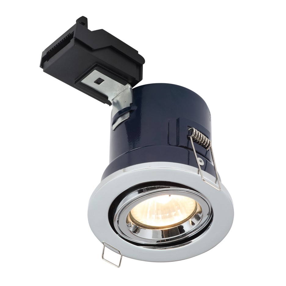 Chrome Adjustable IP44 Fire Rated Spotlight - Better Bathrooms